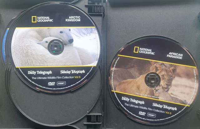 NATIONAL GEOGRAPHIC - Ultimate Wildlife Film Collection (DVD 8-Disc ...
