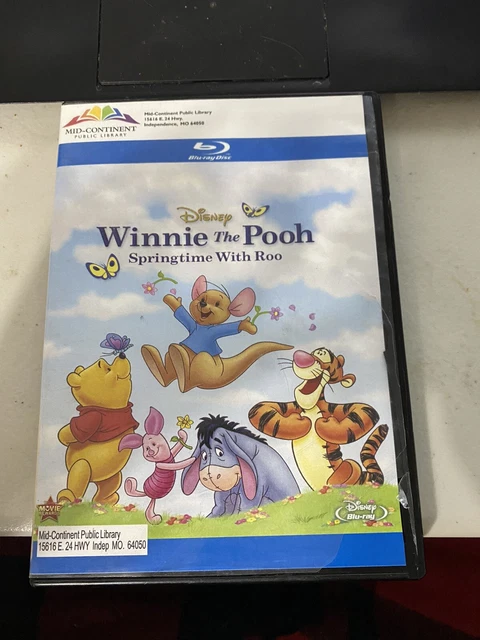 WINNIE THE POOH - Springtime with Roo (Blu-ray) - - - - EX LIBRARY COPY ...