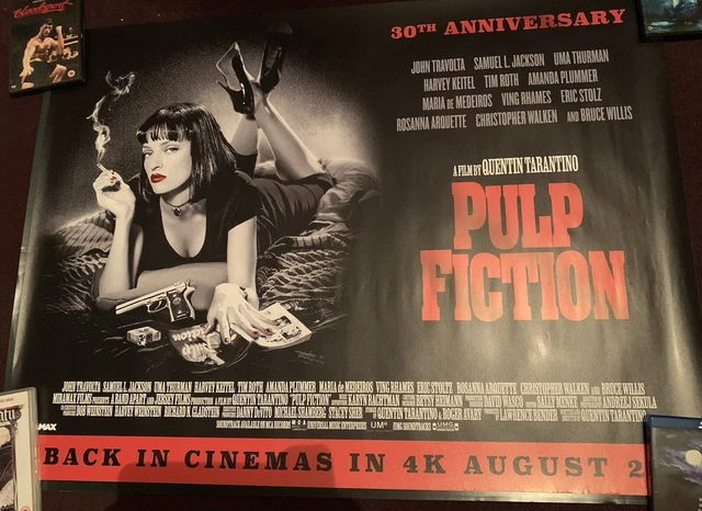‘PULP FICTION’ 30TH Anniversary - Original UK Cinema Quad Poster £35.00 ...