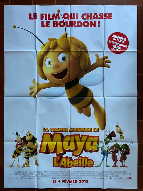 AFFICHE MAYA L'ABEILLE dessin animé film animation enfant 120x160cm EUR ...