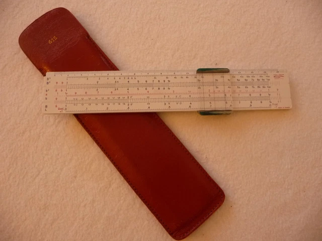 REGOLO CALCOLATORE KOH-I-NOOR RAPHOPLEX - Righello, ruler, fodero ...