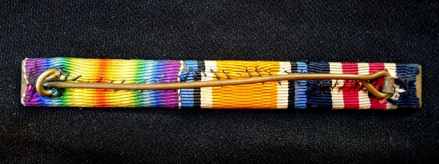 WW1 MILITARY MEDAL & British War & Victory Medals Ribbon Bar. $19.95 ...