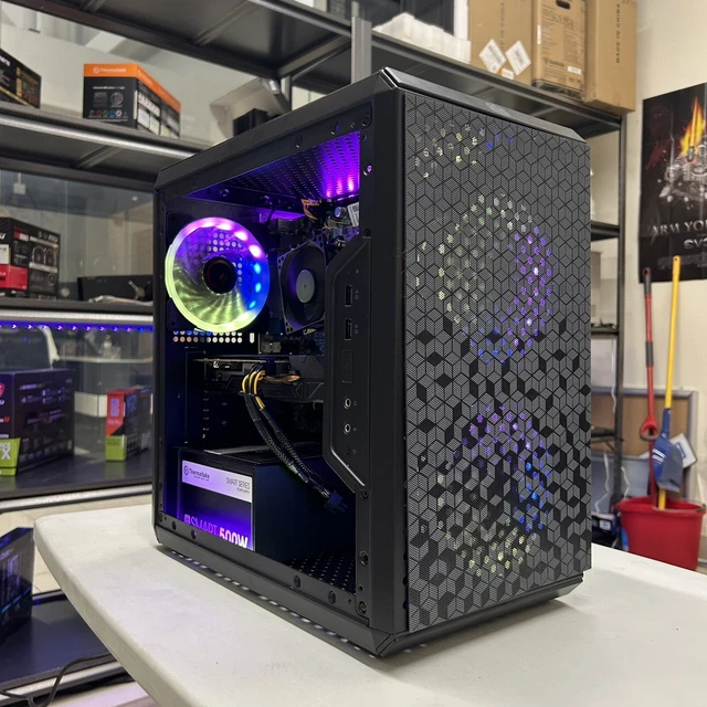 CUSTOM ARGB GAMING PC Desktop Computer Intel i5 16GB 2TB 256GB SSD GTX ...