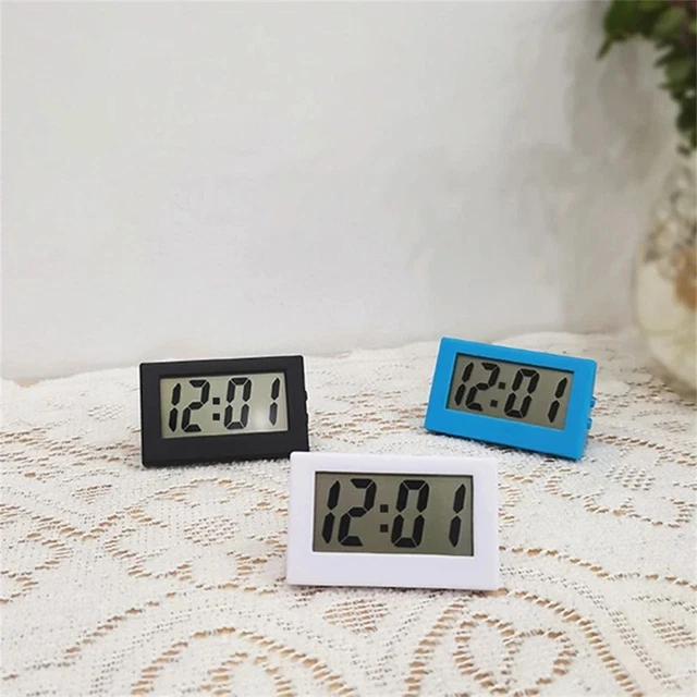 OFFICE DESKTOP CLOCK Electronic Clock Desk Time Display Clock LCD ...