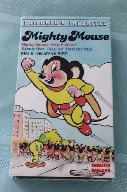 CHILDREN'S FAVORITES MIGHTY Mouse Animated Cartoon VHS Tape £1.17 ...