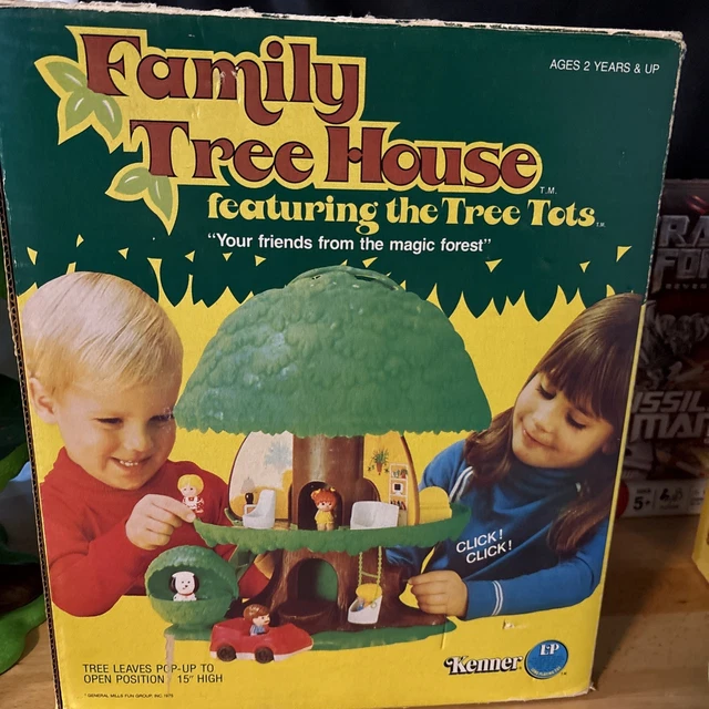 VINTAGE 1975 KENNER General Mills Tree Tots Family Tree House Play Set ...