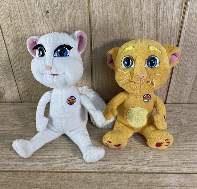TALKING TOM & Friends Ginger Talk Back Interactive Cat & Angela White ...