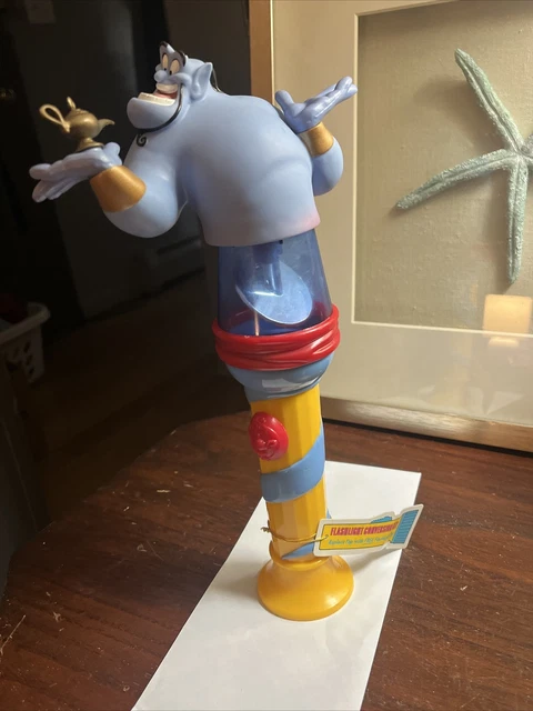 VINTAGE 1993 WALT Disney World on Ice Aladdin Genie Spinning Flashlight ...