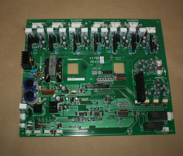 TOSHIBA PCB 42755 F4 Rev H A3 Gate Driver Board 200kVA VSD SS2K ...