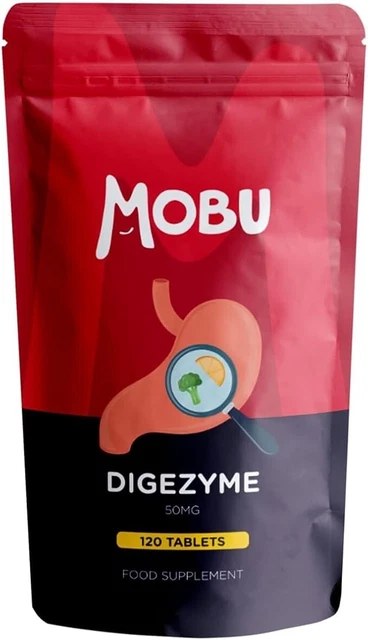 DIGESTIVE ENZYMES - 120 Tablets DigeZyme® 50mg Digestion Amino Acids ...