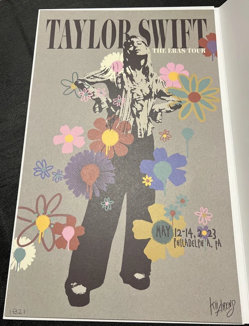 TAYLOR SWIFT ERAS Tour VIP City-Specific Merch Poster ONLY ...