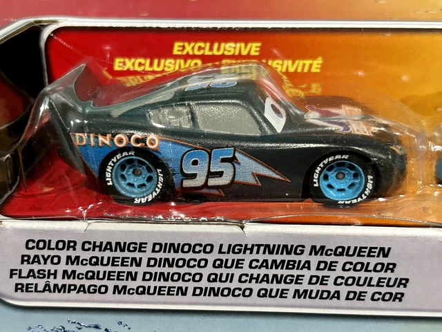 DISNEY PIXAR CARS Color Change Dinoco Car Wash Playset Lightning ...