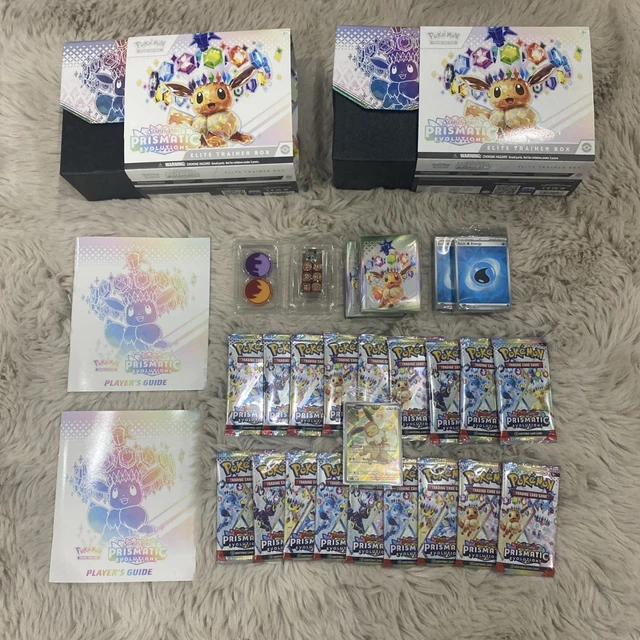 POKEMON PRISMATIC EVOLUTIONS Elite Trainer Box ETB Opened - Bulk & 1 ...