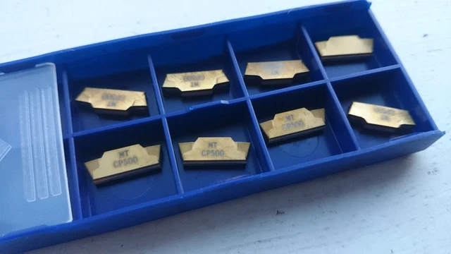 8 SECO CARBIDE turning inserts LCMF 160304-0300-MT CP500 ( 3mm MDT turn ...