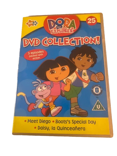 DORA THE EXPLORER #25 DVD Collection 3 Episodes Packed With Action 2007 ...