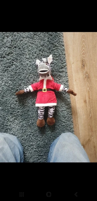 PONTINS CROC CREW Zena The Zebra In Christmas Outfit £3.31 - PicClick UK