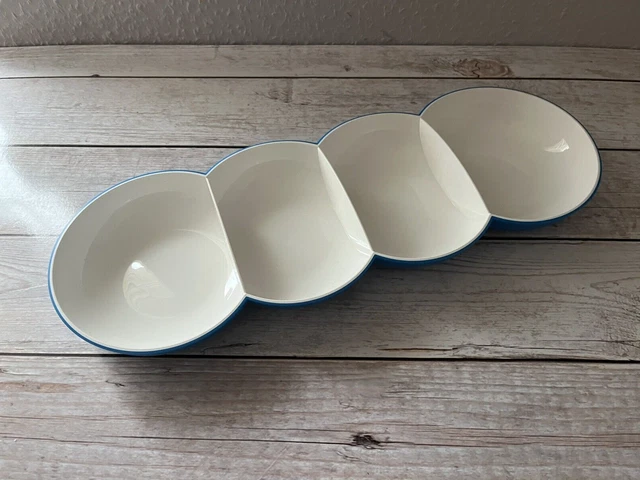 TUPPERWARE Allegra Perle Serviertablett blau / weiß NEU*OVP EUR 18,99 ...