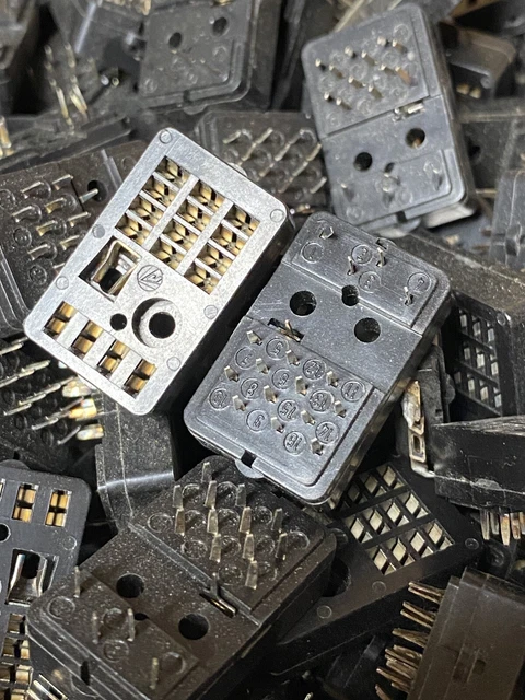 10X 16PIN RELAY Socket Bases PCB Mount Plug - PC97 £15.00 - PicClick UK