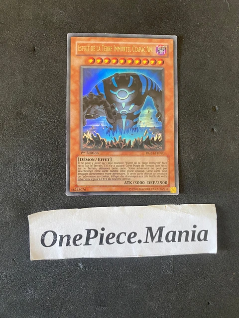 YU-GI-OH! ESPRIT DE La Terre Immortel Ccapac Apu RGBT-FR020 1st EUR 15,00 - PicClick FR
