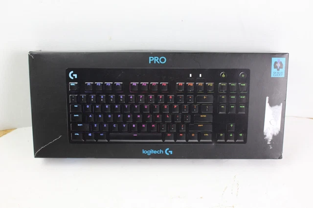 LOGITECH G PRO TKL 920-009388 Mechanical Gaming Keyboard GX Blue Clicky ...