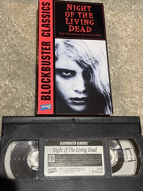 NIGHT OF THE Living Dead VHS Blockbuster Video 1994 Horror Cult Classic ...