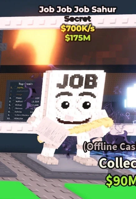 JOB JOB JOB Sahur Roblox Steal A Brainrot £3.56 - PicClick UK