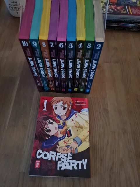 CORPSE PARTY BLOOD Covered Manga Nr.1 bis 10 komplett (Egmont Verlag ...