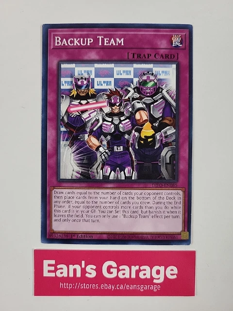 YUGIOH BACKUP TEAM 1st Edition DIFO-EN085 Dimension Force - Mint $1.05 ...
