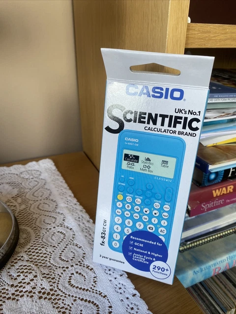 CASIO FX-83GTCW SCIENTIFIC Calculator - Blue £10.00 - PicClick UK