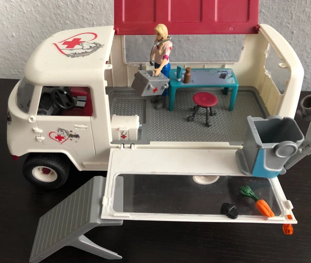 SCHLEICH SET 42370 Mobile Tierärztin, Horse Club, Krankenwagen Sammlung ...