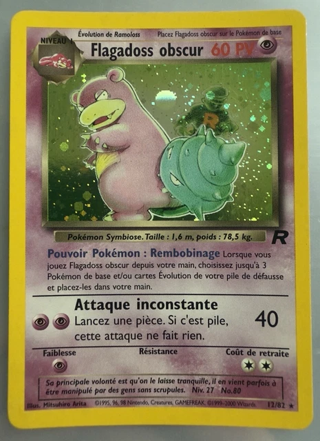 CARTE POKÉMON FLAGADOSS Obscur 29/82 Edition 2 Ed2 Team Rocket Vf Fr EUR 3,05 - PicClick FR