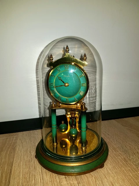 PENDULE SOUS GLOBE KUNDO SQUELETTE Made in Germany Kieninger Et ...