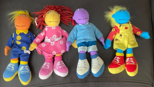 HASBRO BBC THE TWEENIES JAKE, MILO, BELLA & FIZZ SMALL SOFT TOYS x4 £19 ...