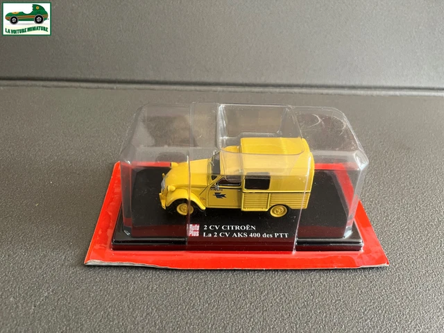 VOITURE MINIATURE CITROEN 2cv 2 cv AKS 400 PTT La Poste Auto Plus ...