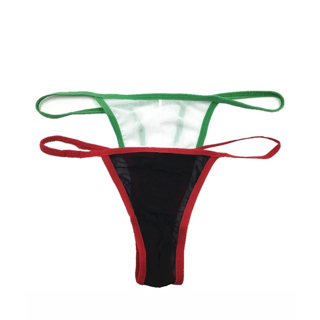 SEXY-MENS TRANSPARENT STRINGS / Slip String Suspensoirs Natation ...
