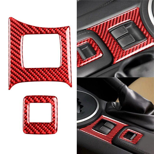 HOUSSE DE CONSOLE centrale en fibre de carbone personnalisée pour Mazda MX5 091 EUR 8,29 ...