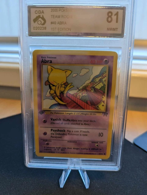 POKEMON ABRA FIRST Edition CGA graded (Team Rocket) EUR 32,99 - PicClick FR