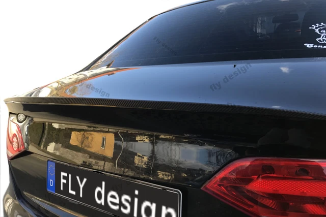 FÜR R-LINE TUNING PASSAT B8 spoiler neu hecklippe CARBON look Slim lip ...