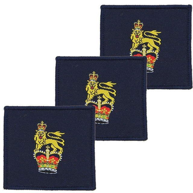 BRITISH ARMY GENERAL Staff Trf - Uk Land - Mod -Lion On Blue Background ...