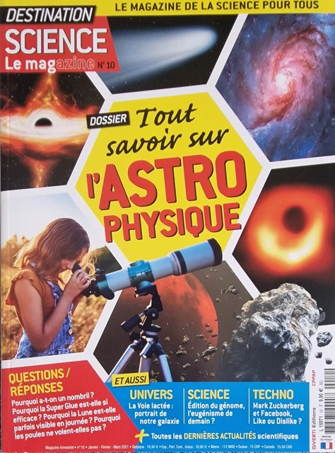 DESTINATION SCIENCE LE Magazine 10 Tout Savoir Sur L'astrophysique EUR ...
