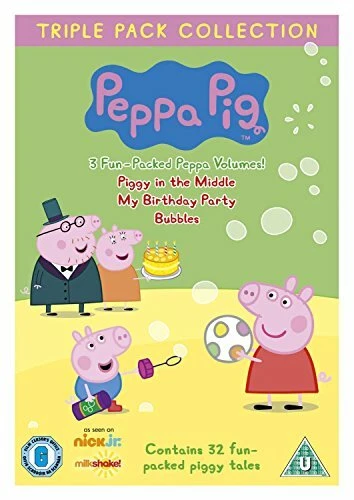 PEPPA PIG TRIPLE Pack Collection 3 Disc Vol 4-6 [DVD] [R2] - (New, Case Rattles) EUR 3,35 ...