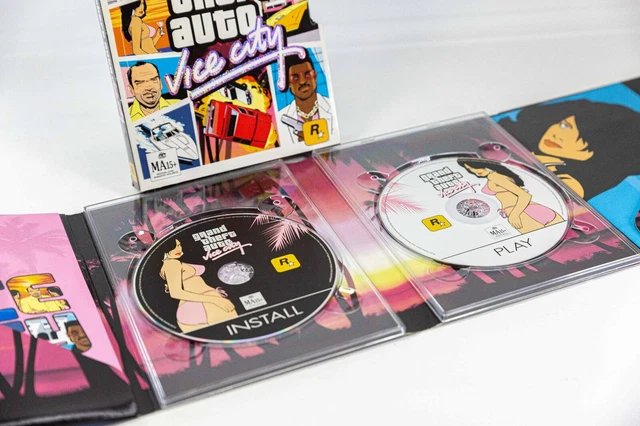 GRAND THEFT AUTO Vice City PC CD Rom Game 2003 Rockstar Games EC Fast ...