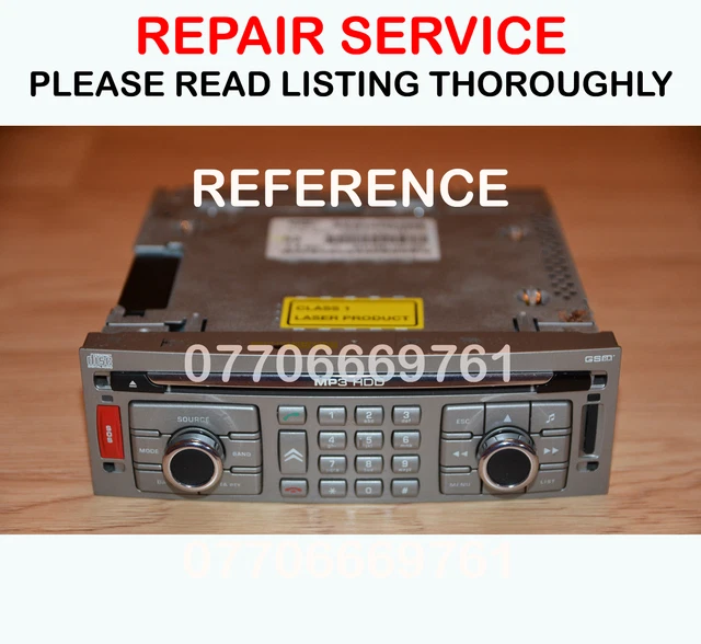CITROEN C4 C5 C6 C8 Rt3 Rt4 Rt5 Sat Nav Cd Radio Gps Repair Magneti ...