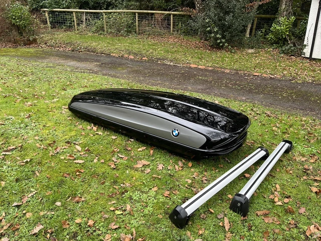 BMW GENUINE ROOF Box Luggage Cargo Storage 520 L Lockable Black ...