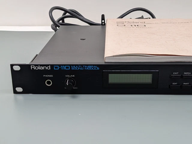 ROLAND D-110 32-VOICE MIDI Multi Timbral Sound Module Synthesizer ...