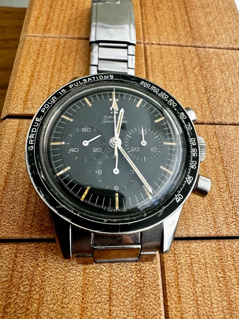 1967 OMEGA SPEEDMASTER "Ed-White" rare Pulsations Bezel 105.003 £8,086. ...
