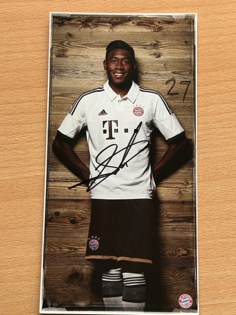 DAVID ALABA FC Bayern München Autogrammkarte original signiert #S5650 ...
