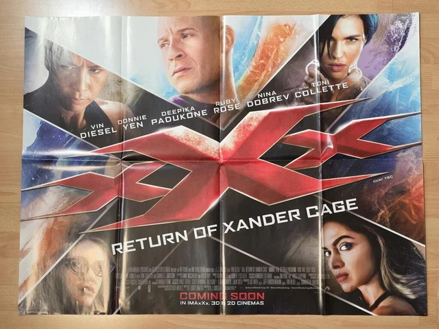 XXX RETURN OF Xander Cage Vin Diesel Movie Film Poster 40x30 £11.12 ...
