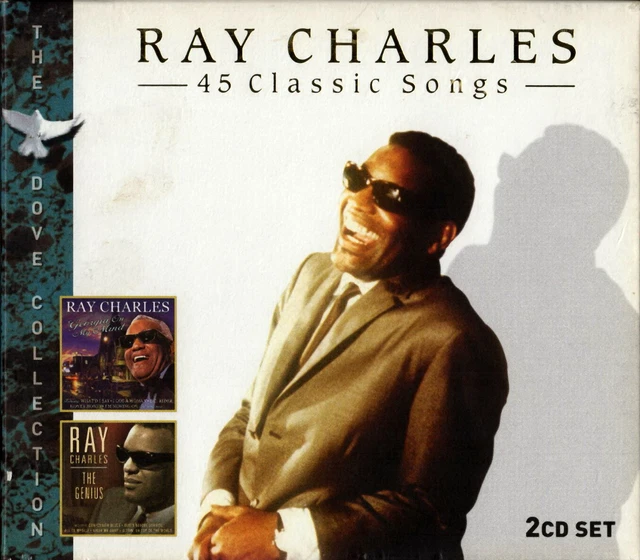 RAY CHARLES - The Dove Collection / 45 Classic Songs (2005) BOX 2 CD ...
