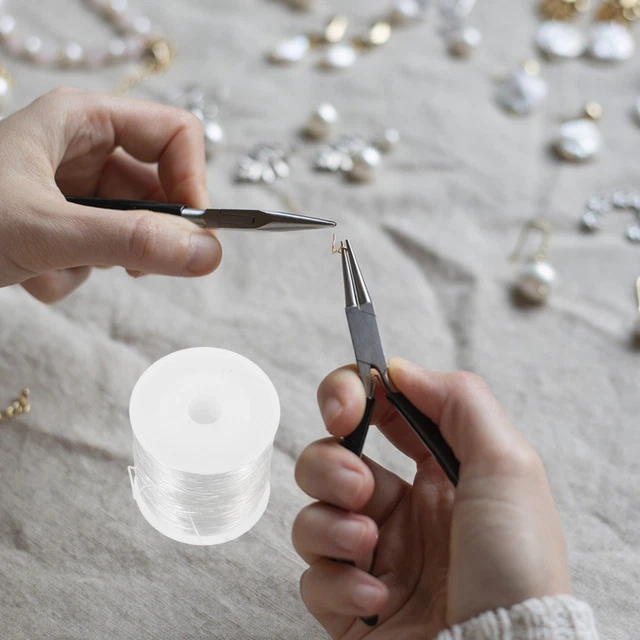 5 ROLLS JEWELLERY Elastic String to Make Bracelets Making Cord Jewelry ...